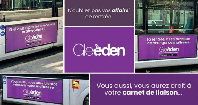 Gleeden fait sa rentrée publicitaire avec humour